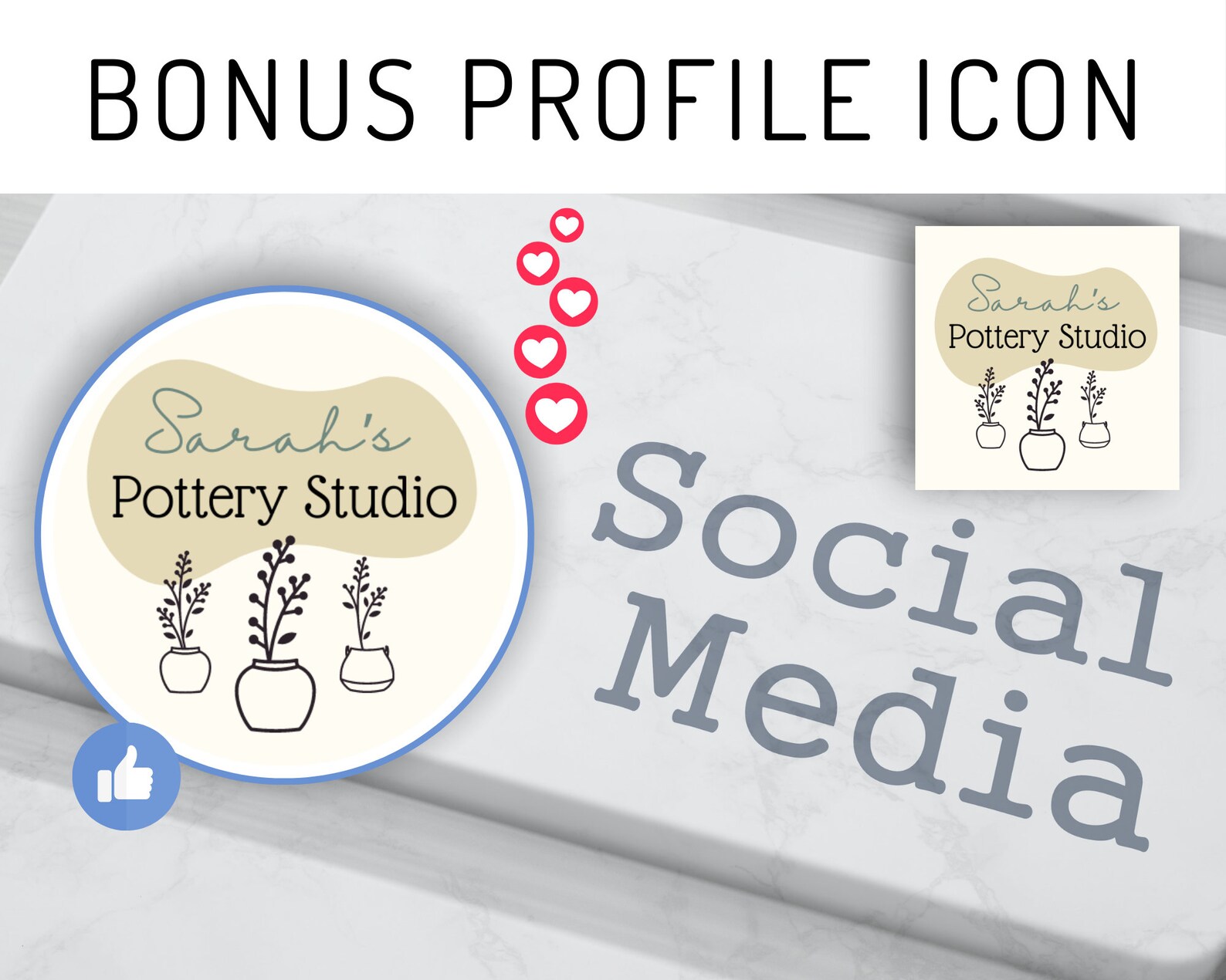 Pottery Studio Business Card Design, Ceramic Business Card, Pottery ...