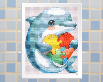 Autism Awareness 1 PDF Cross Stitch Pattern - Etsy