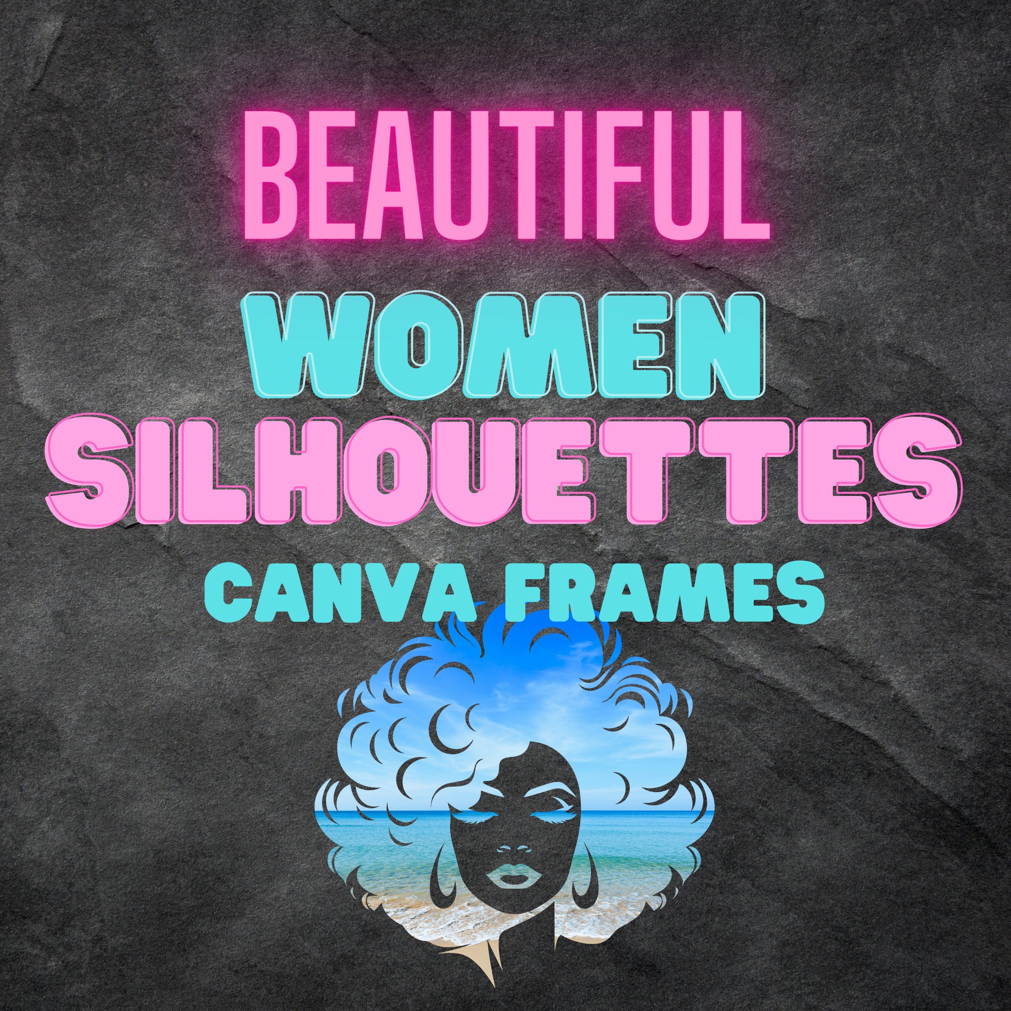 Canva Frames Beautiful Women Pride Canva Frames Bundle Drag and Drop ...