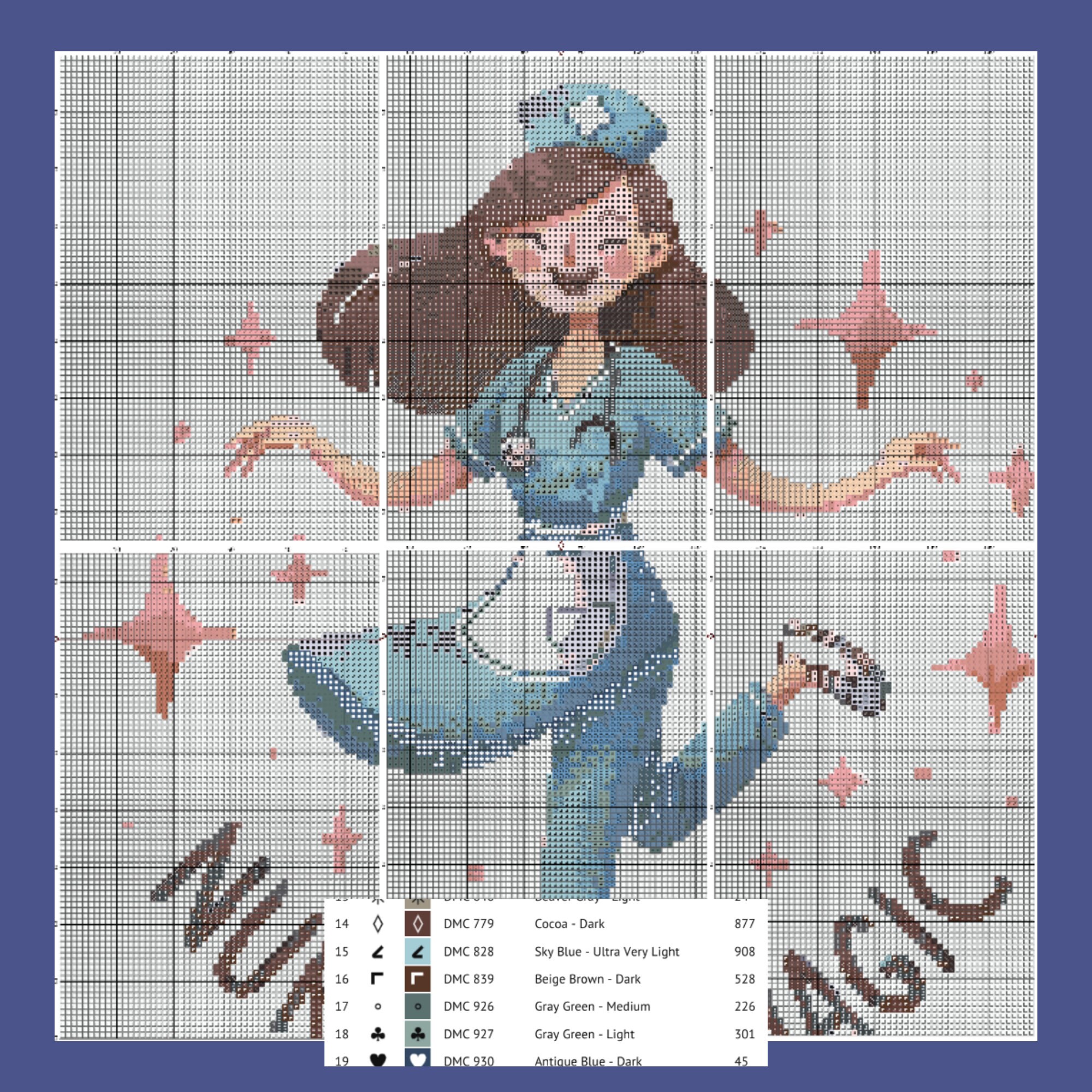 Cross Stitch Pattern -nurse Magic - DIY Cross Stitch - Gift for a Nurse ...