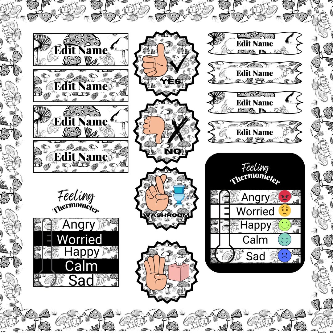 Unique Classroom Designs Black & White Poka Dot Design Teaching ...