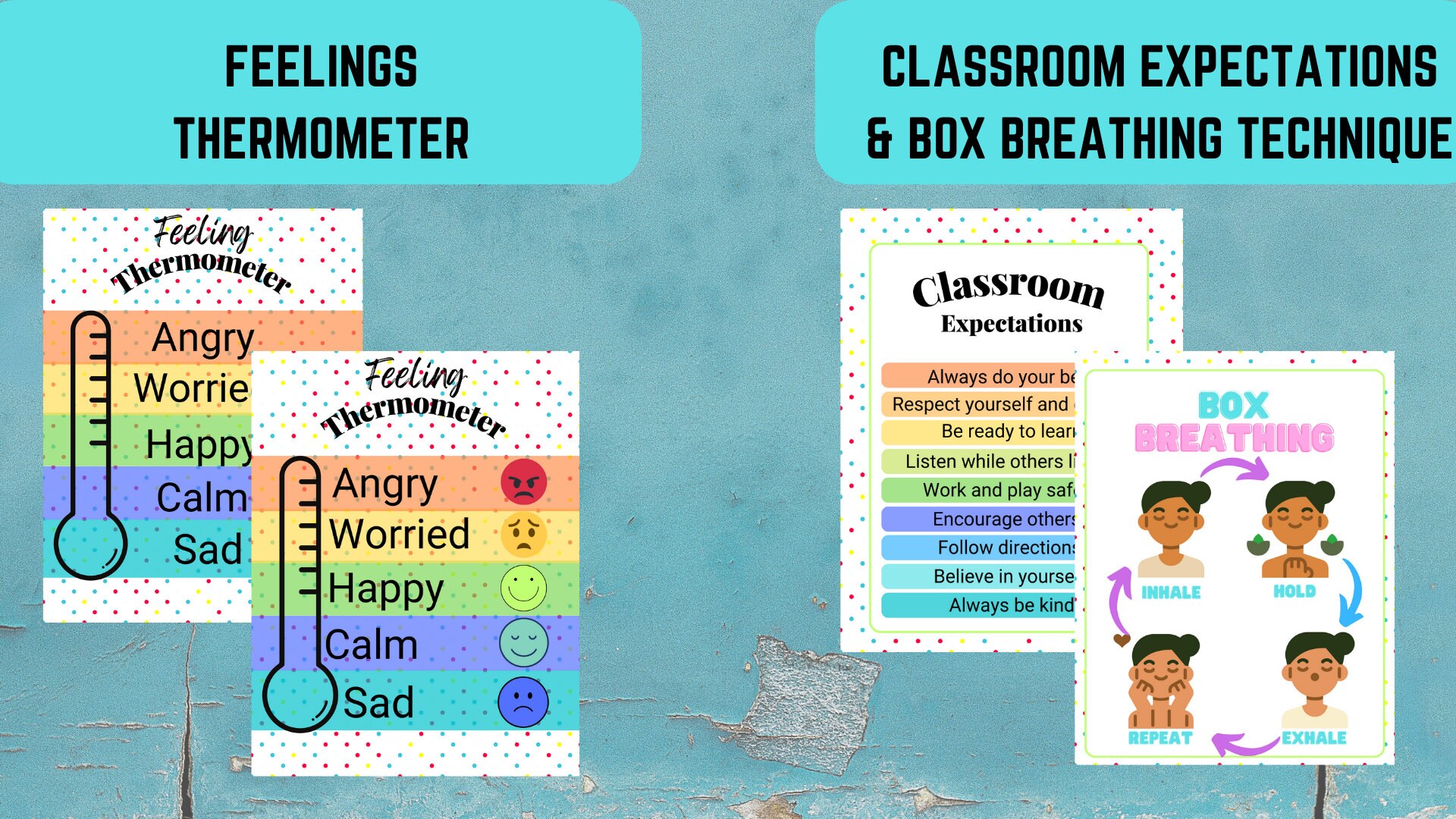 Editable Classroom Management Printable Bundle Happy and Bright ...