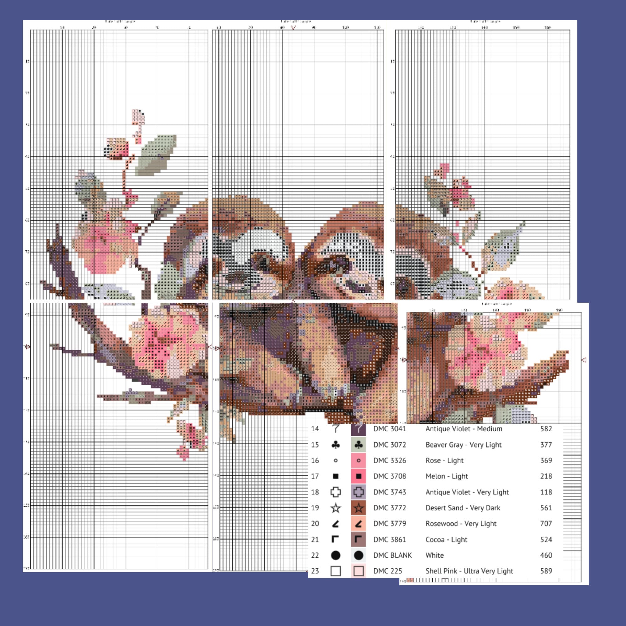 Cross Stitch Pattern - Cute Sloth - DIY Cross Stitch - Gift for the ...