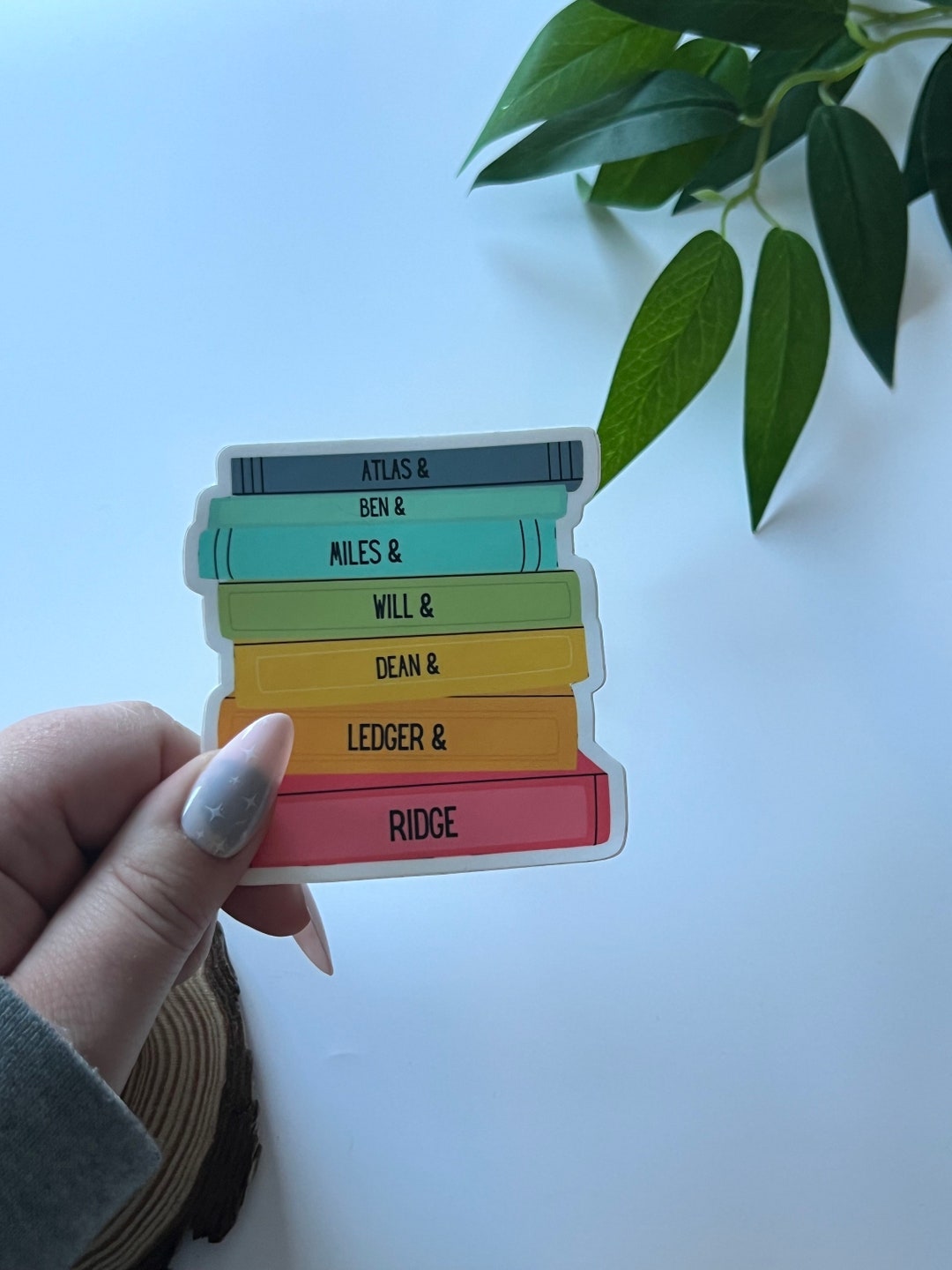 The Coho Boys Book Stack Vinyl Sticker - Etsy