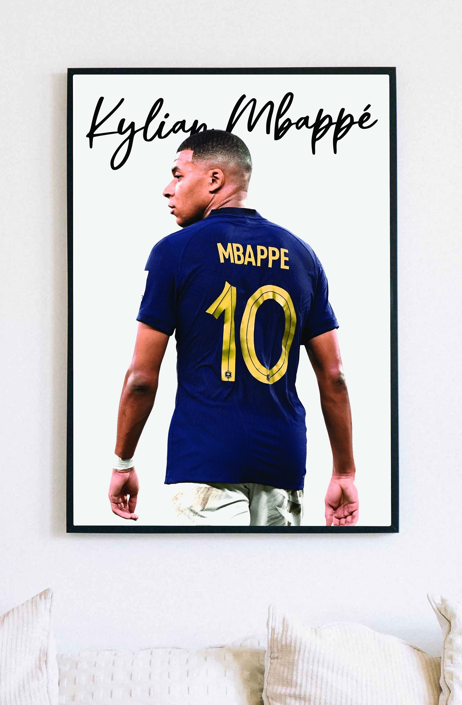 Kylian Mbappé L'équipe De France De Football Poster