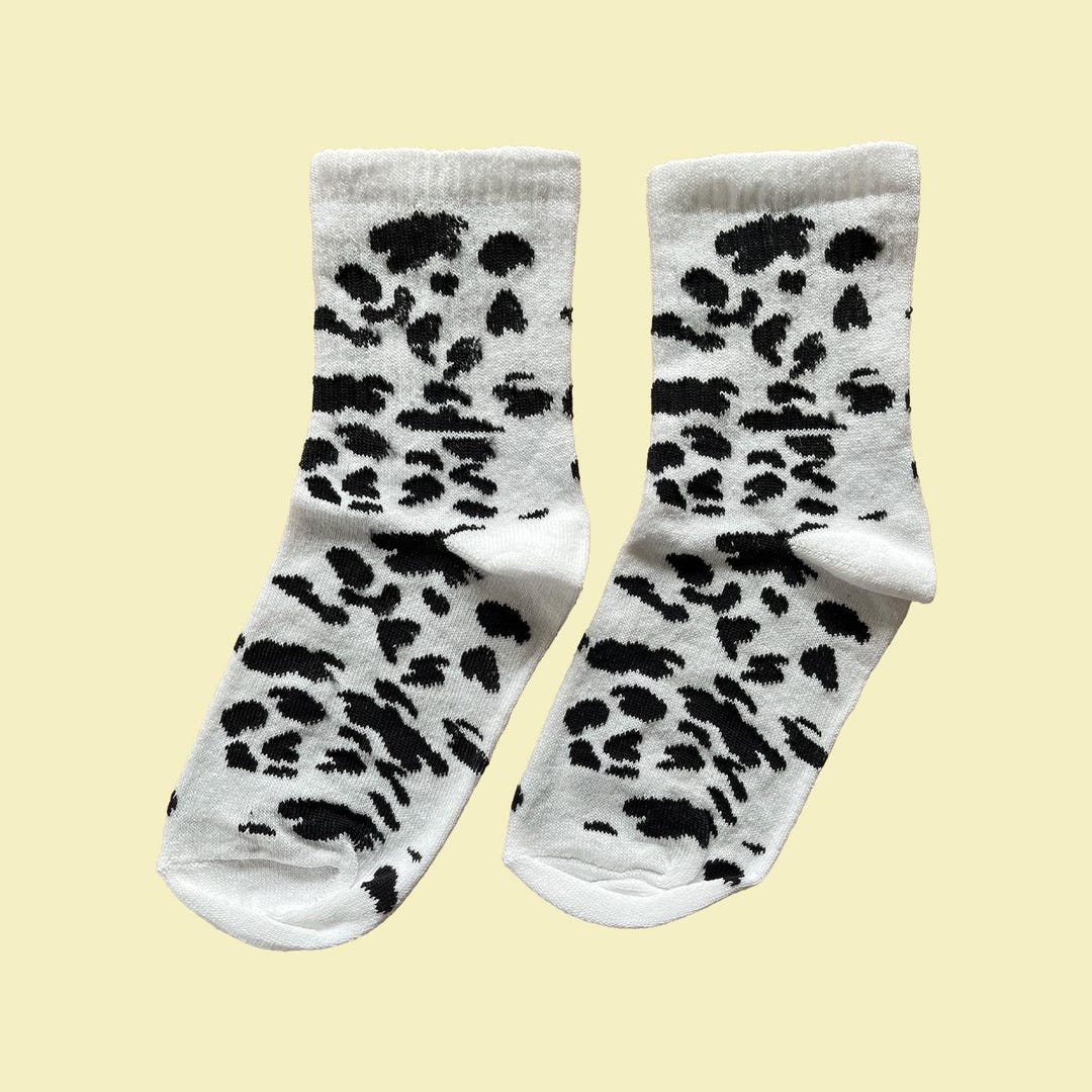 Cow Pattern Socks (3 Pairs) - Etsy