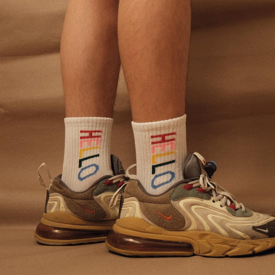 Hello Socks (3 Pairs) - Etsy