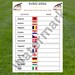 Euro 2024 Sweepstake Game, Football Sweepstake, Digital Download, PDF ...