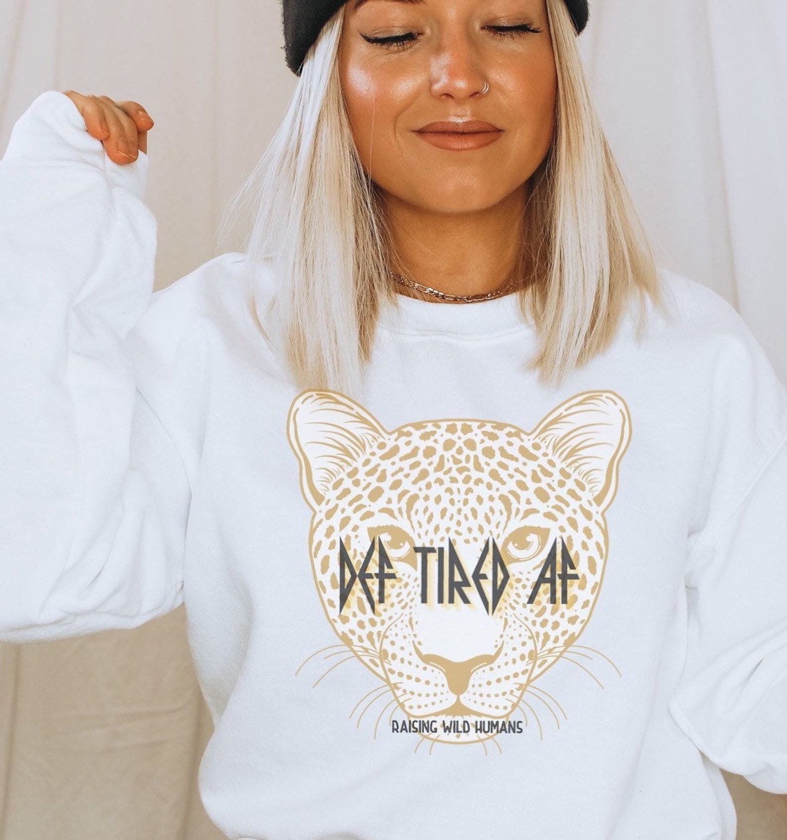 Def Tired Svg Mama and Me Svg Leopard Print Svg Mama Svg - Etsy