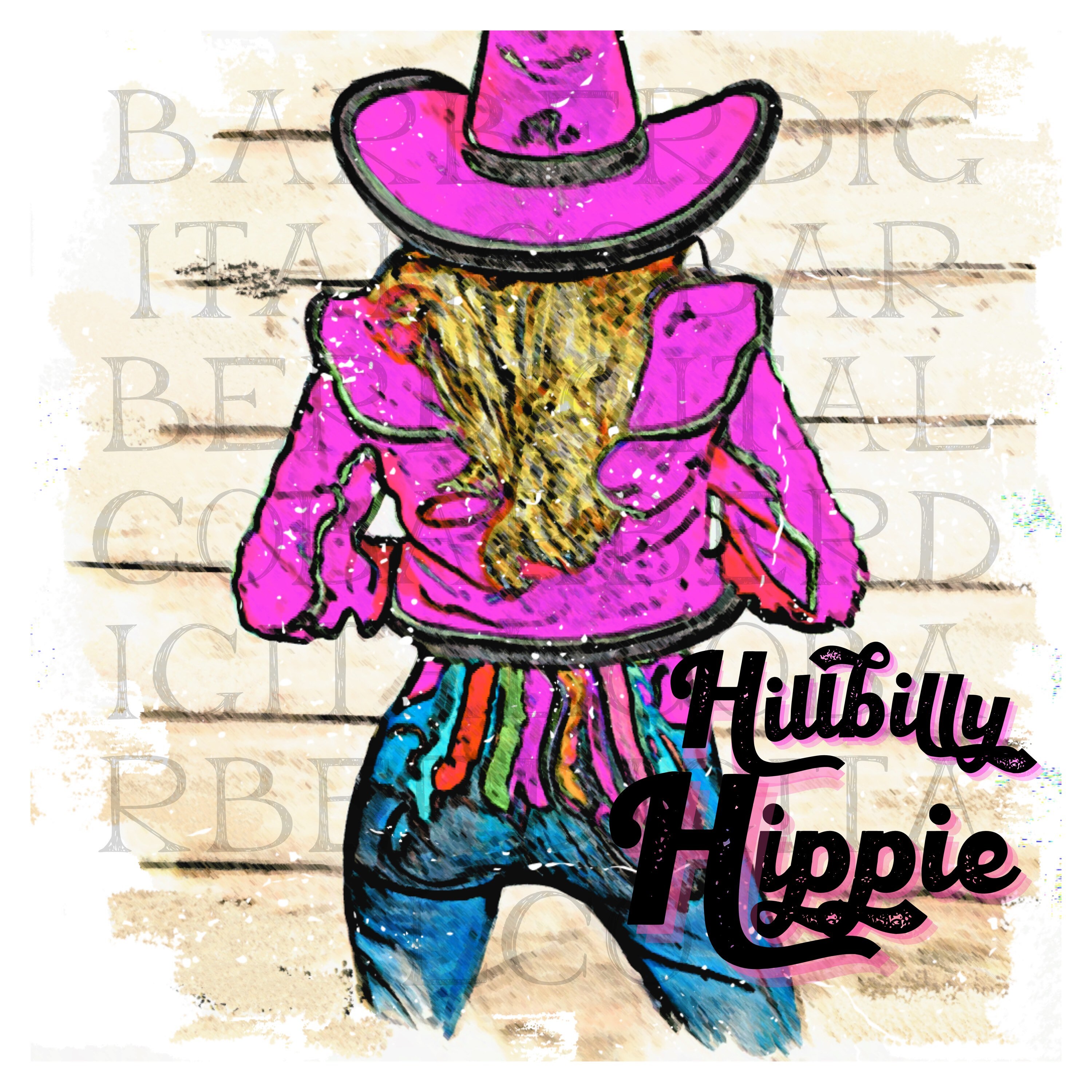 Hillbilly Face Drawing