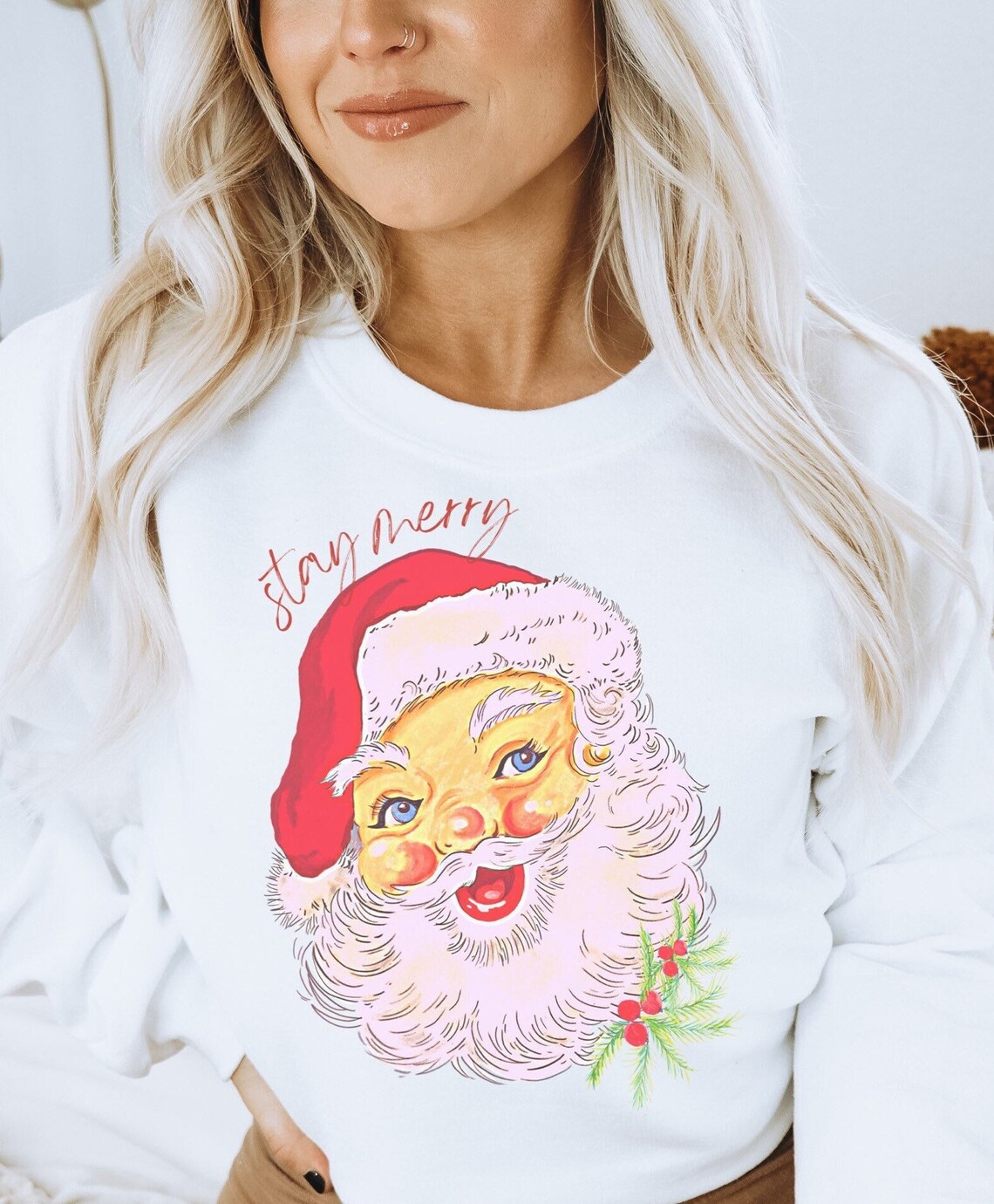 Santa Face Svg Santa Claus Svg Tis the Season Png Retro - Etsy