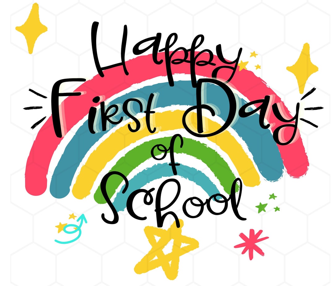 First Day of School Sublimation Design, Back to School Digital Download ...