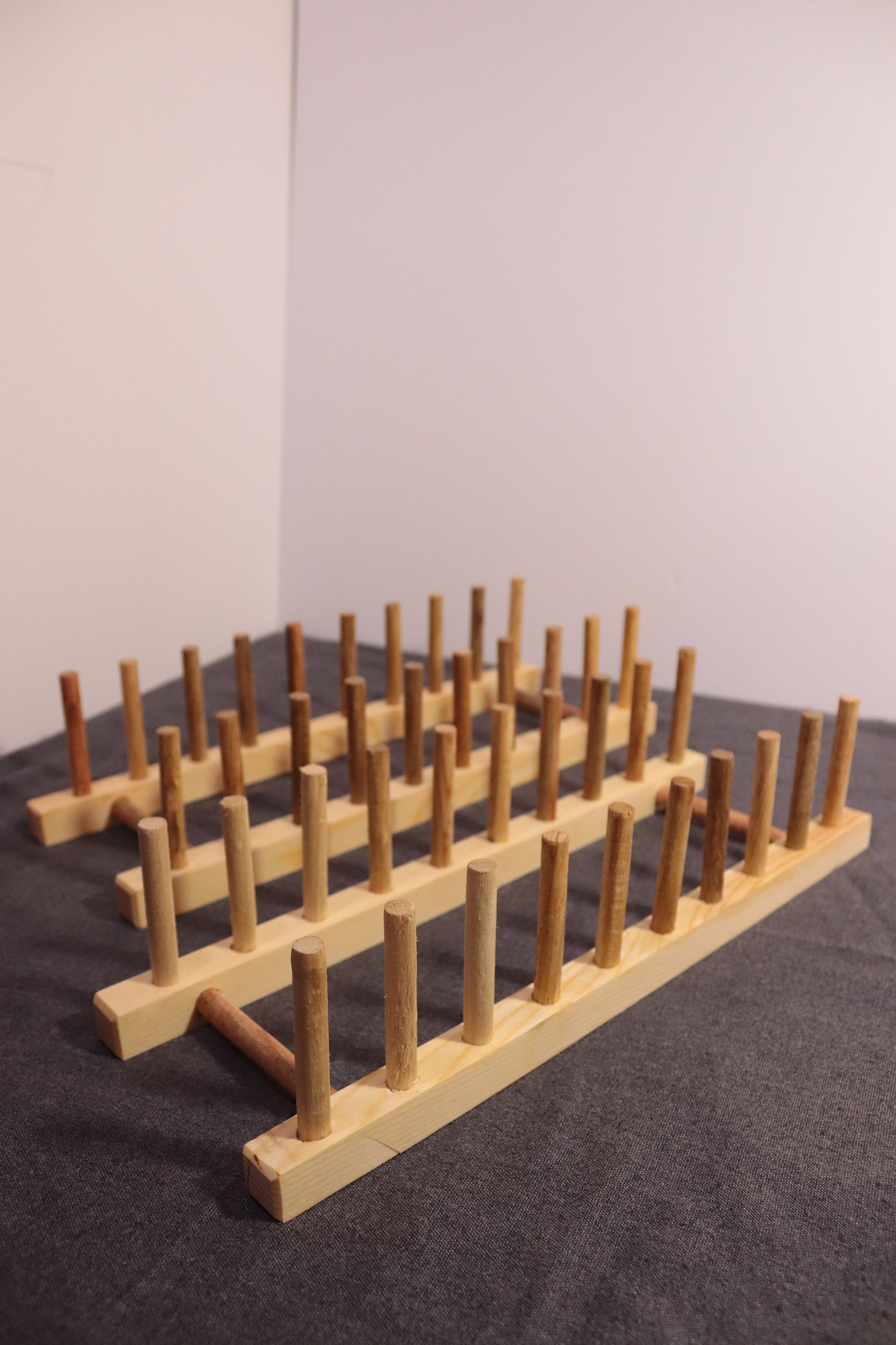 Handmade Wooden Plate Rack, Conforde Dish Drainer Rack, Wood Storage ...
