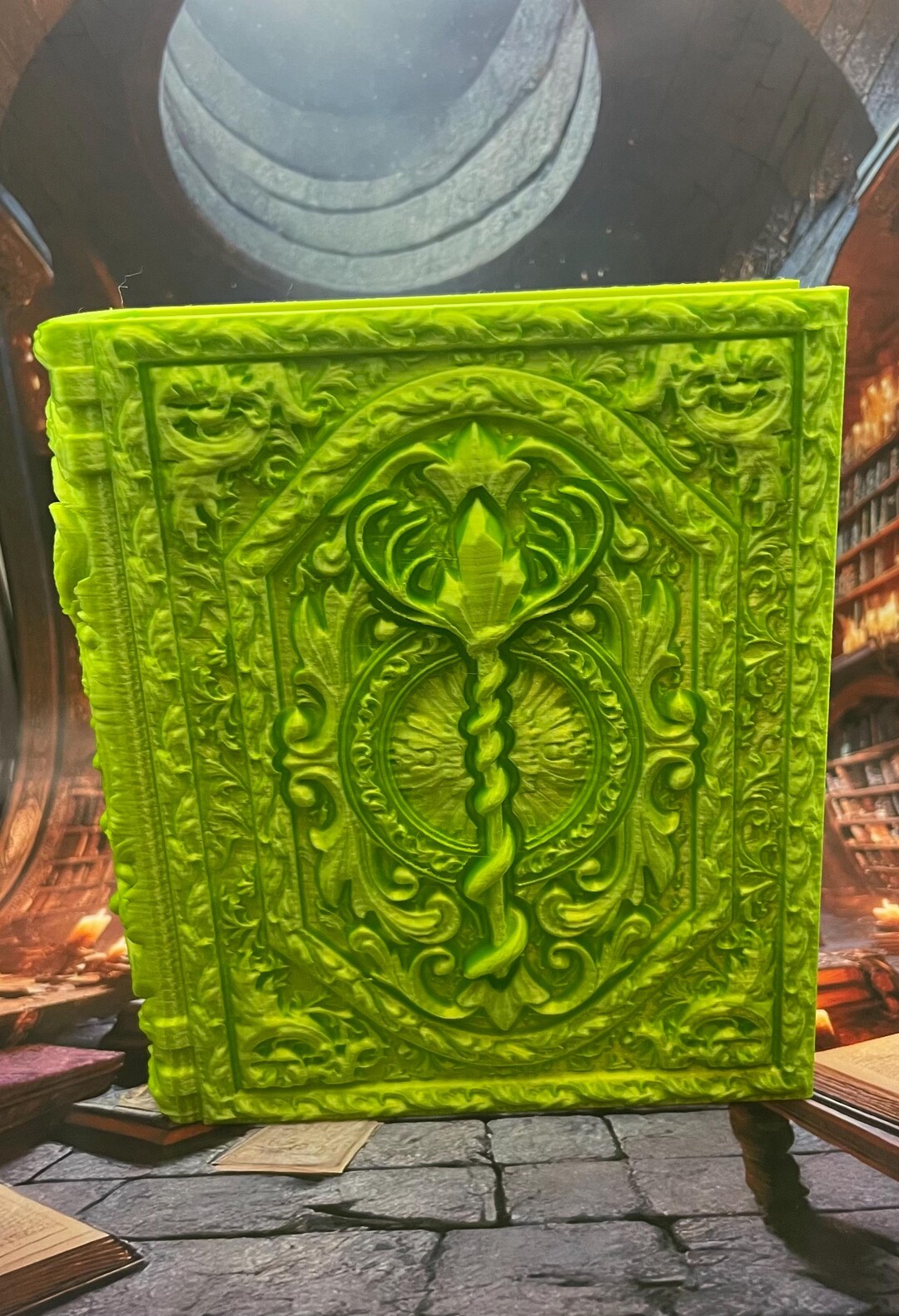 Druid Tome – 3D Printed Dice & Card Storage Box | Nature’s Embrace ...