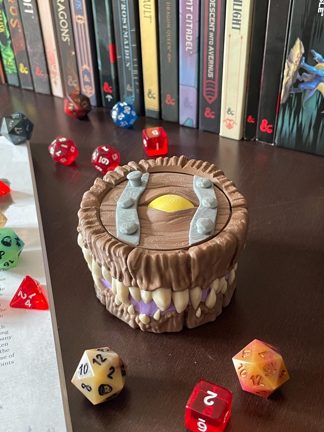 Mimic Dice Box Inc Dice Mythic Merchant D&D Dice Storage - Etsy