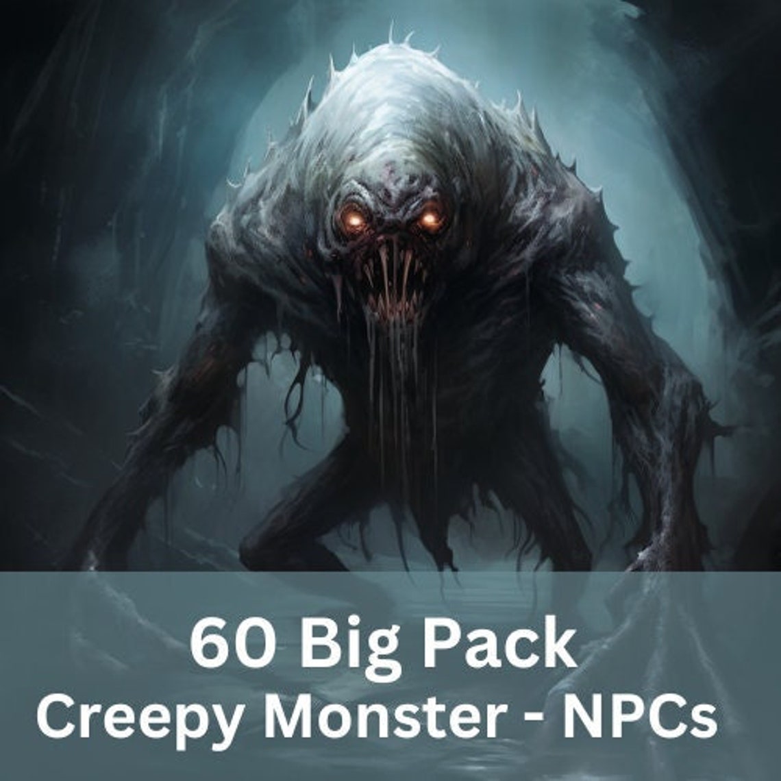60 Big Pack DND Creepy Monsters / Npcs for RPG, Roleplay, Dungeons and ...