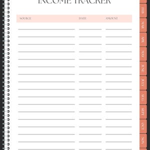 2025 Dated Monthly Planner, Instant Download, Habit Tracker, Monthly ...