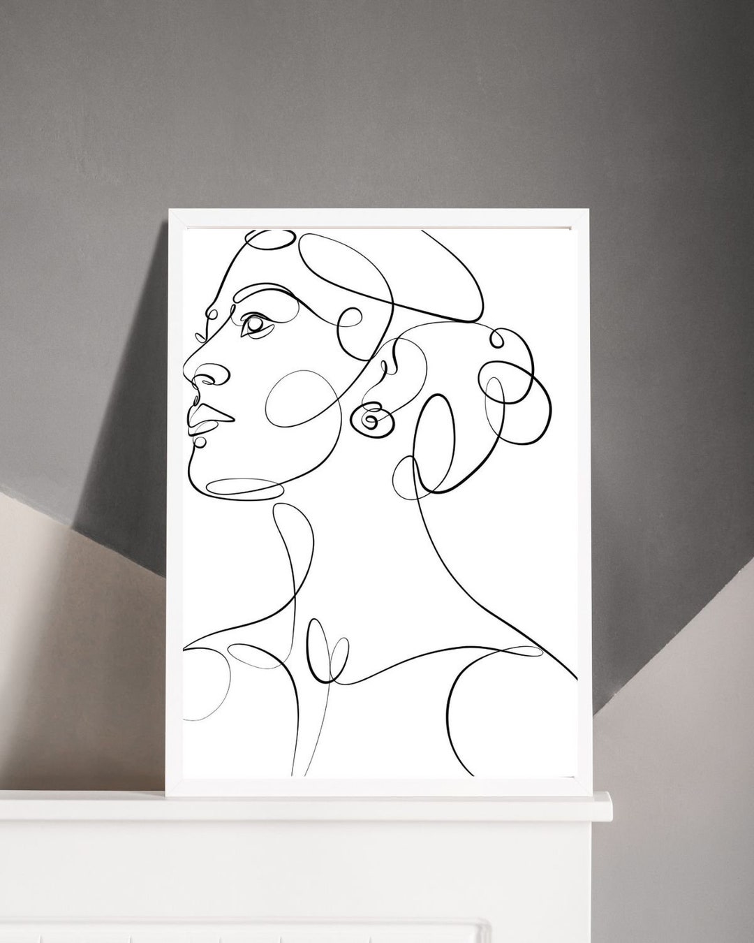 One Line Drawing, Women Line Drawing, Modern Line Drawing, Woman Line ...