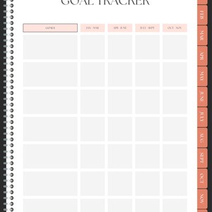 2025 Dated Monthly Planner, Instant Download, Habit Tracker, Monthly ...