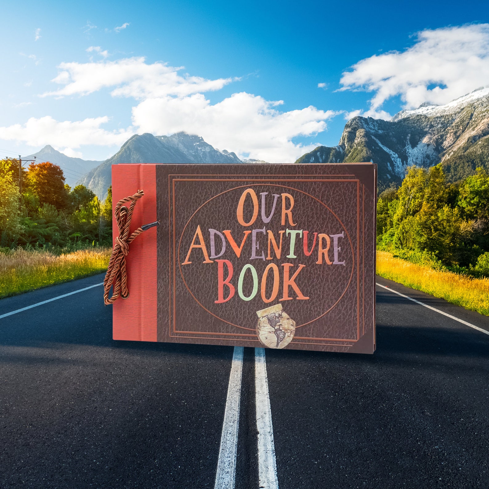Our Adventure Book - Inspired by the Movie "up" - Photo Album Scrapbook ...