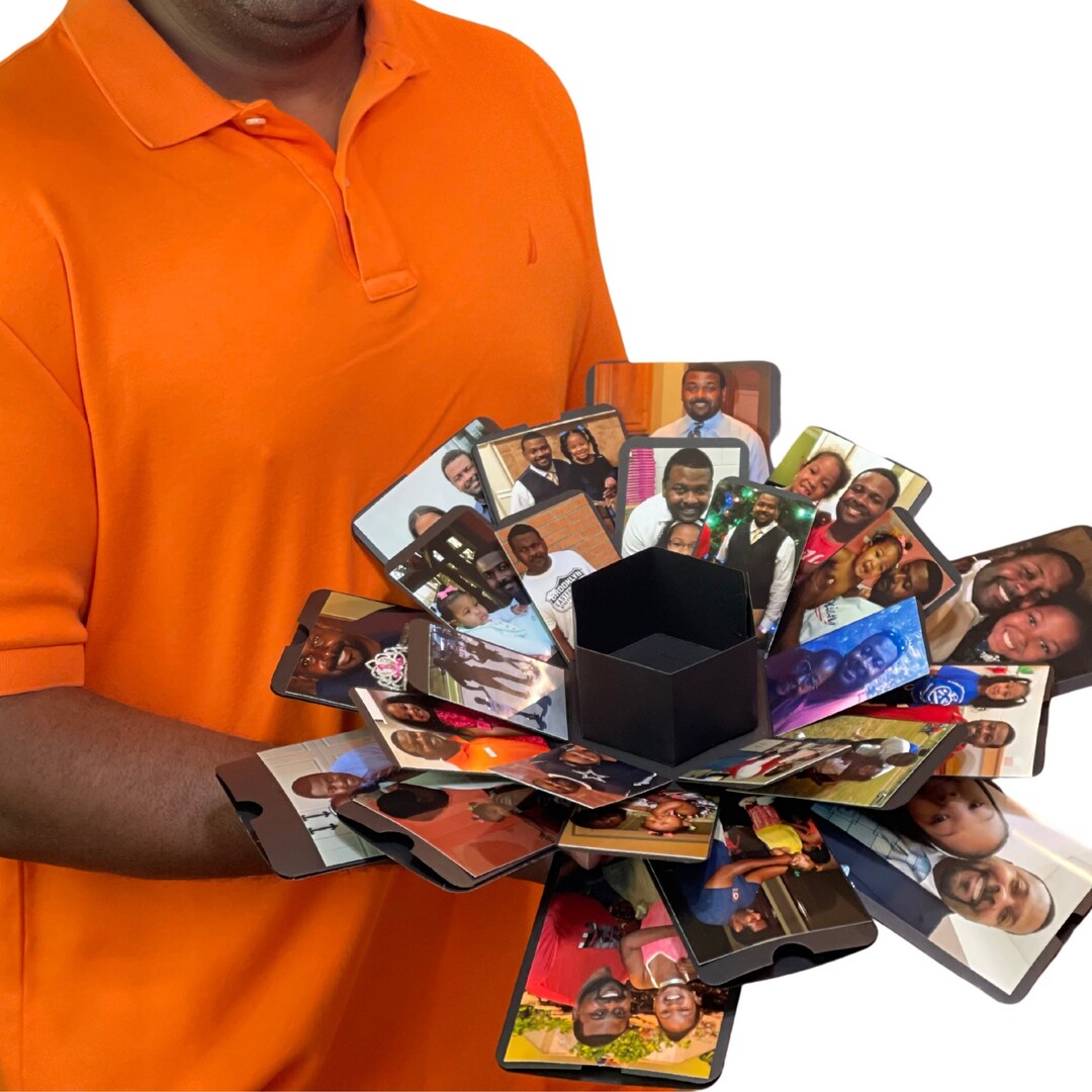 Photo Explosion Gift Box Kit - Custom Photo Box Perfect for Expressing ...