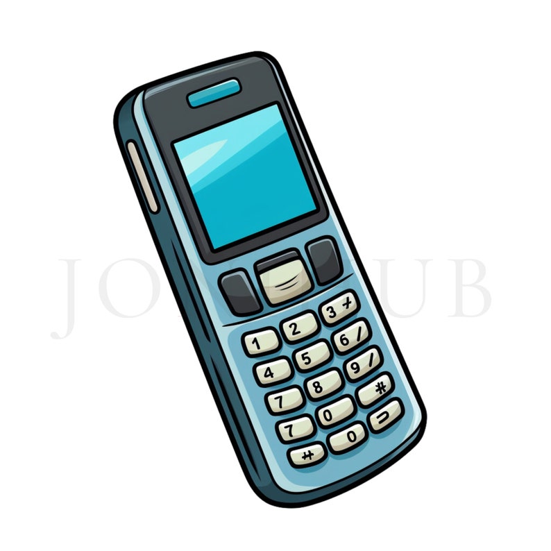 Cell Phone Clipart 10 High Quality Png's Digital Download Cell Phone ...