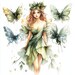 Forest Fairy Clipart | 10 High Quality Jpgs | Digital Download ...