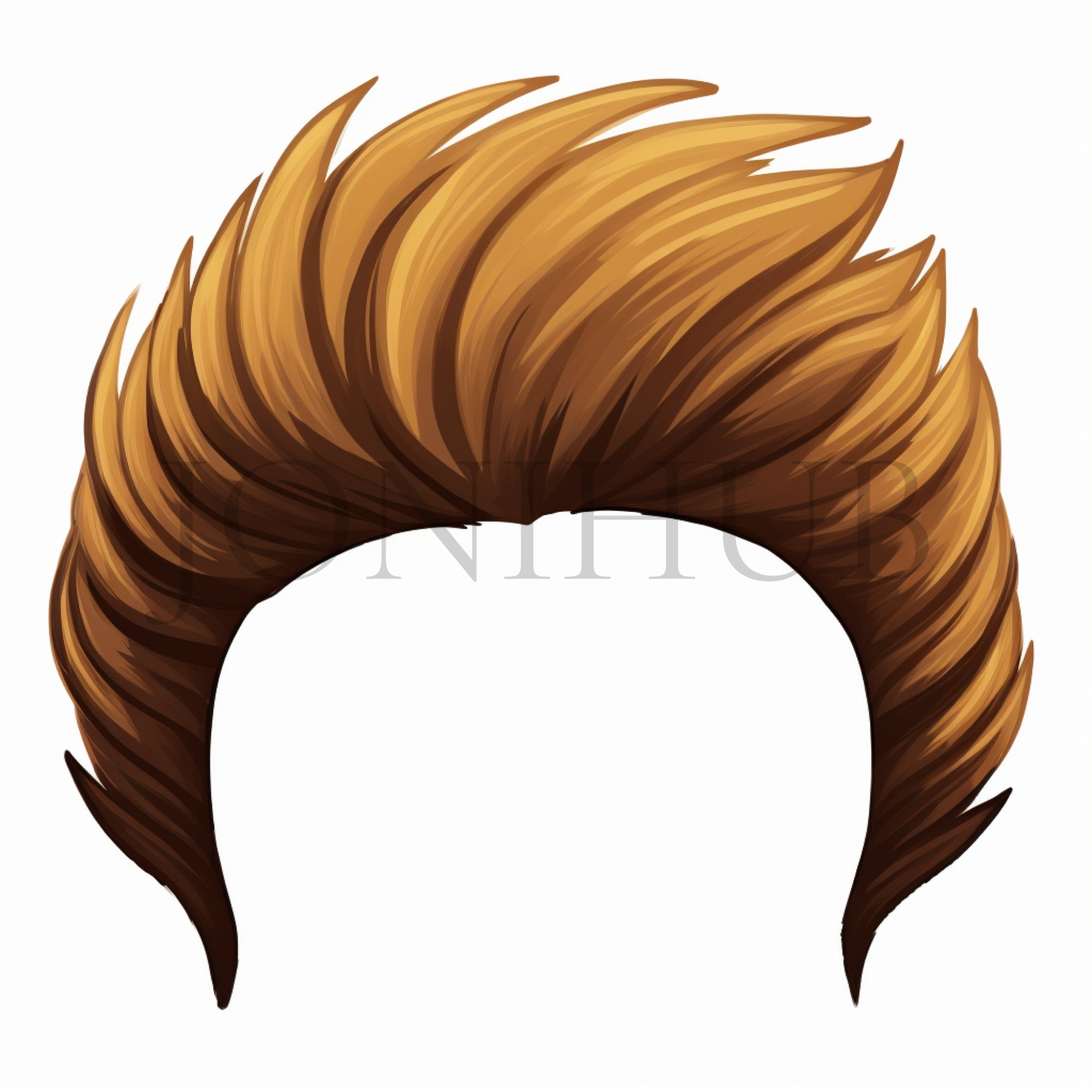 Hair Clipart 10 High Quality Jpg's Digital Download Fashion Hair ...