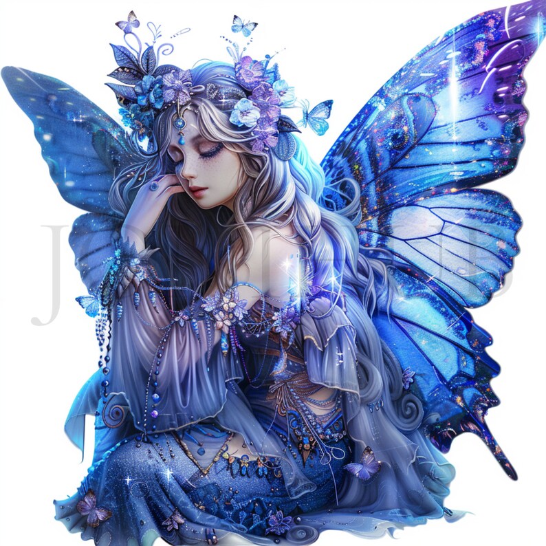 Celestial Fairy Clipart 10 High Quality Jpgs Digital Download Fairy Art ...