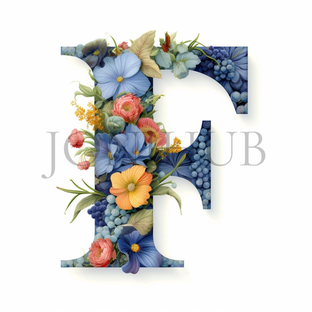 Letter F Clipart | 10 High Quality Jpg's | Digital Download ...