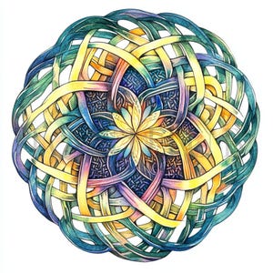 Celtic Mandala Clipart 10 High Quality Jpgs Digital Download Paper ...