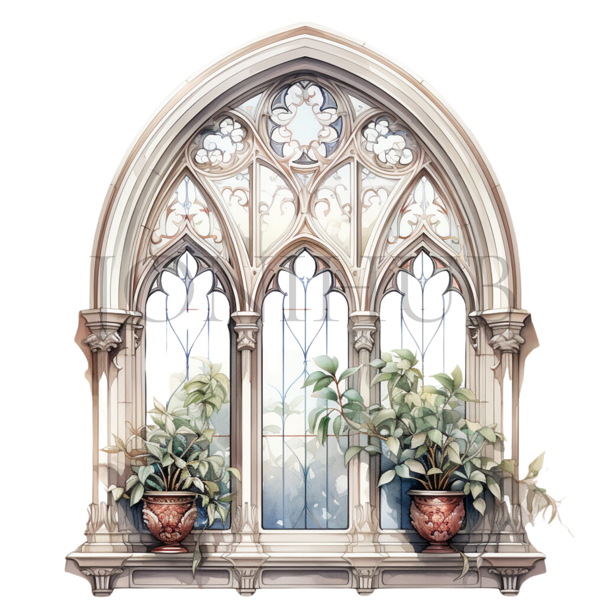 Victorian Windows Clipart | 10 High Quality Jpg's | Digital Download ...