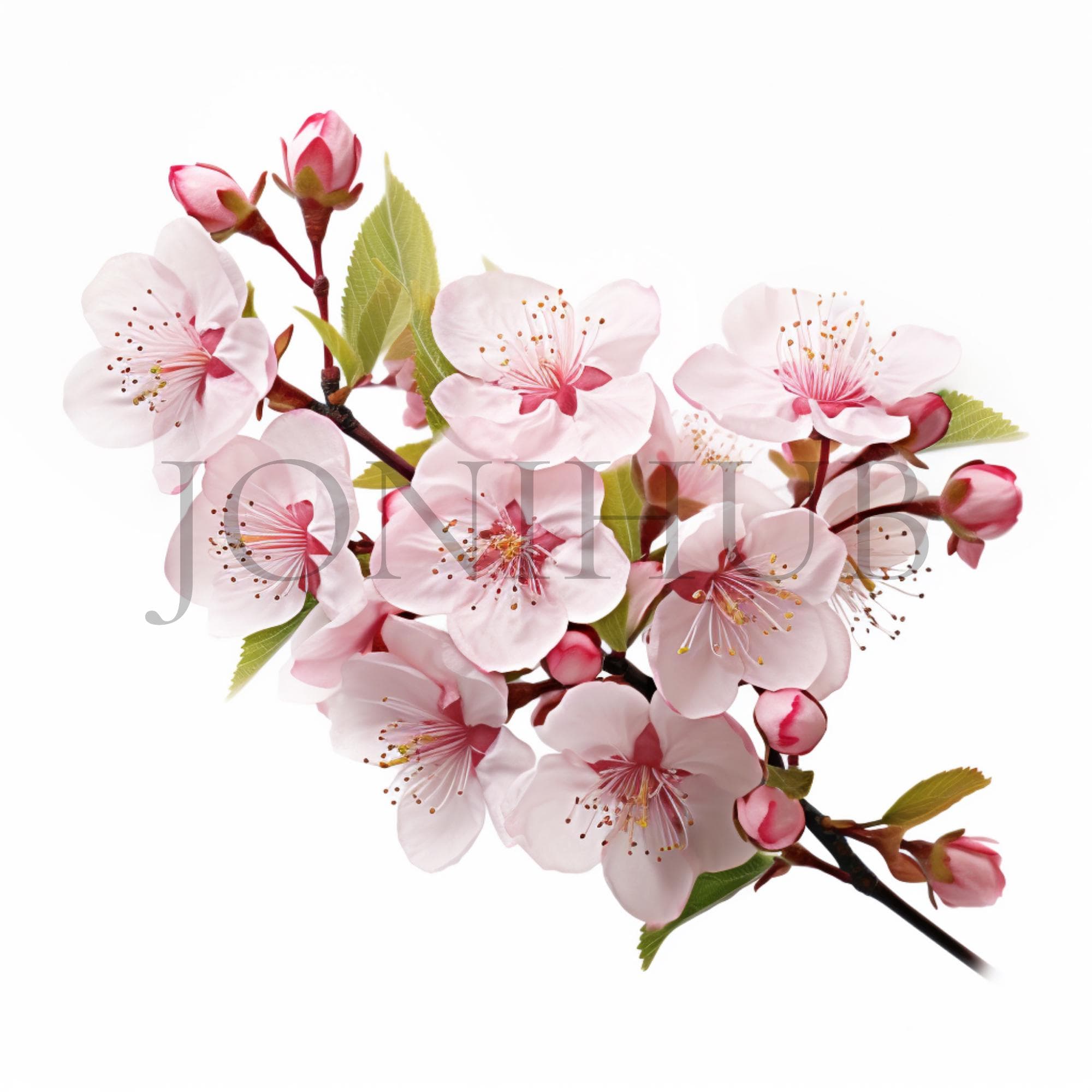Blossom Cherry Branches Clipart 10 High Quality Jpg's Digital Download ...