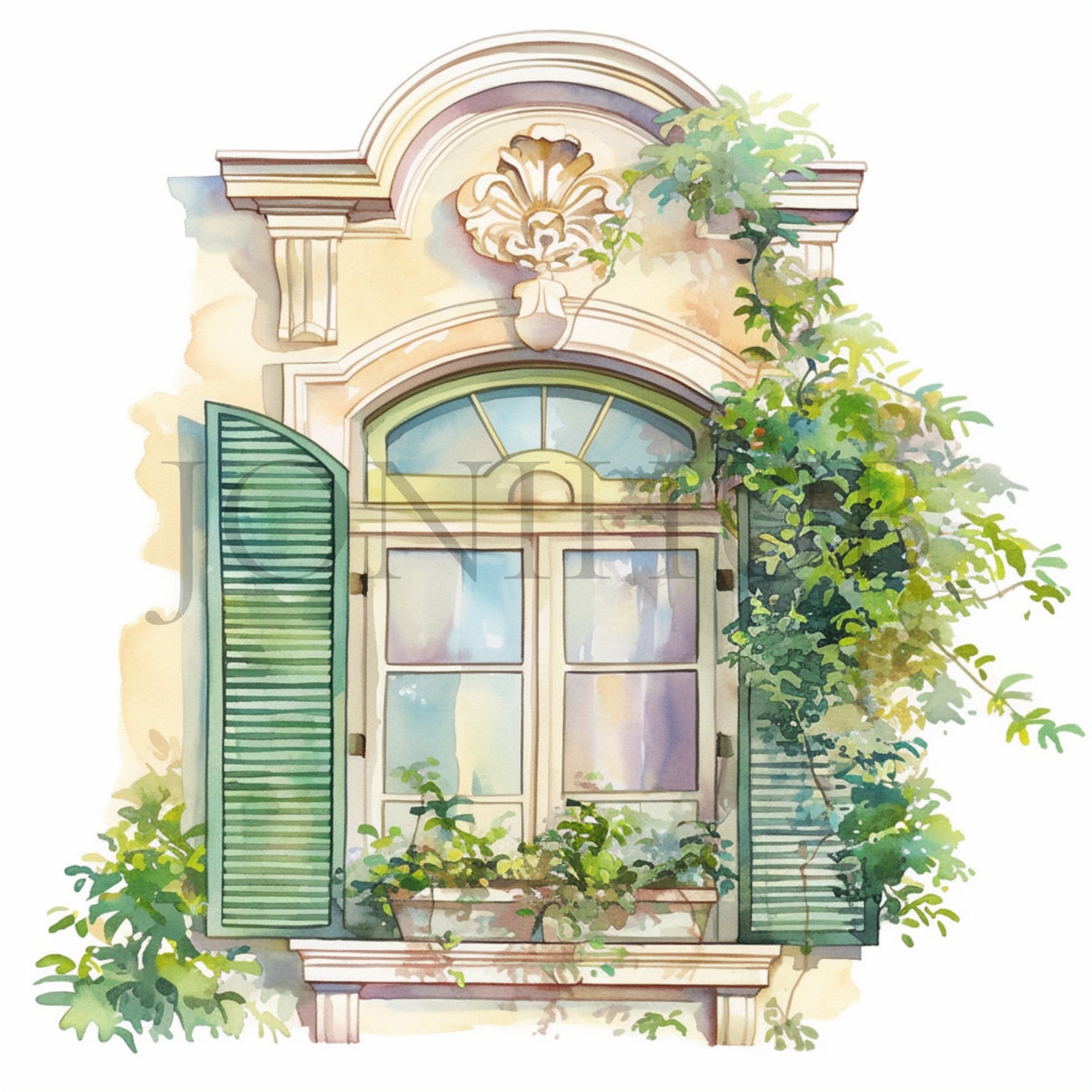 Victorian Windows Clipart 10 High Quality Jpg's Digital Download ...