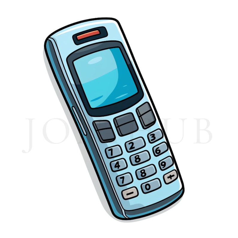 Cell Phone Clipart 10 High Quality Png's Digital Download Cell Phone ...