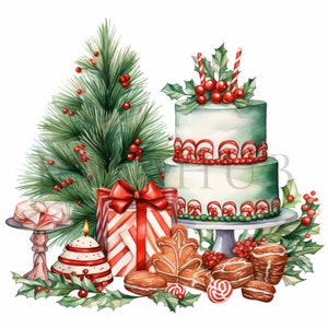 Christmas Party Clipart | 10 High Quality Jpg's | Digital Download ...