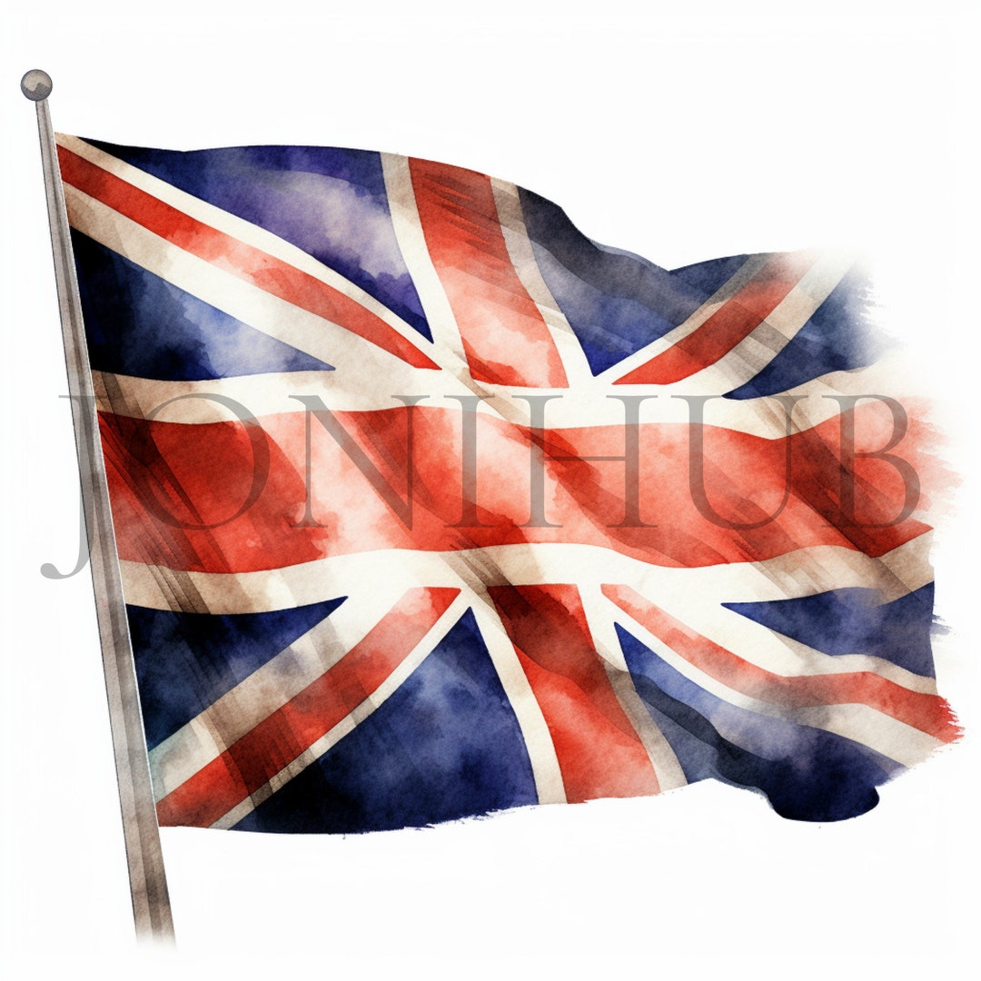 British Flag Clipart | 10 High Quality Jpg's | Digital Download | Flag Art | National ...