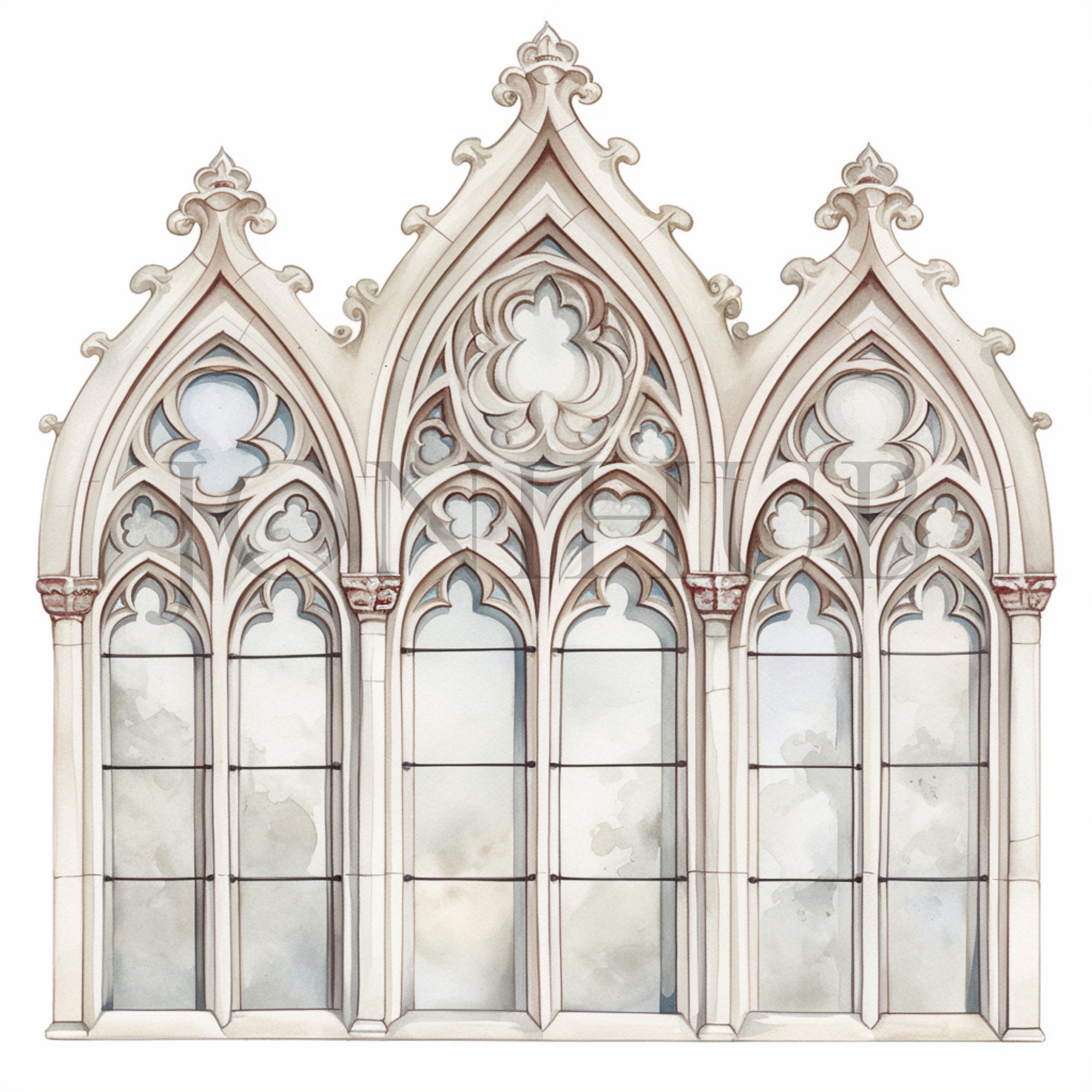 Victorian Windows Clipart | 10 High Quality Jpg's | Digital Download ...