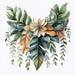 Boho Leaves Decor Clipart | 10 High Quality Jpgs | Instant Digital ...