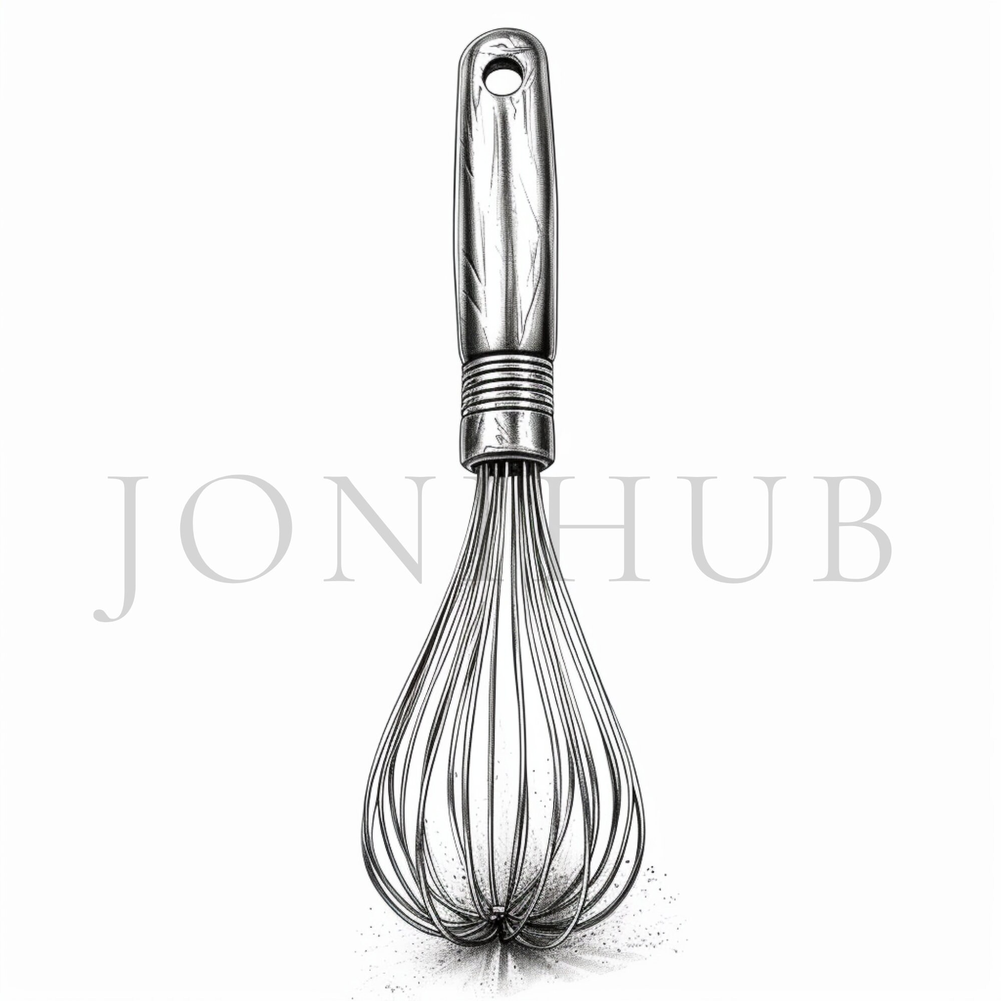 Whisk Clipart 10 High Quality Jpgs Digital Download Whisk Drawing Whisk ...