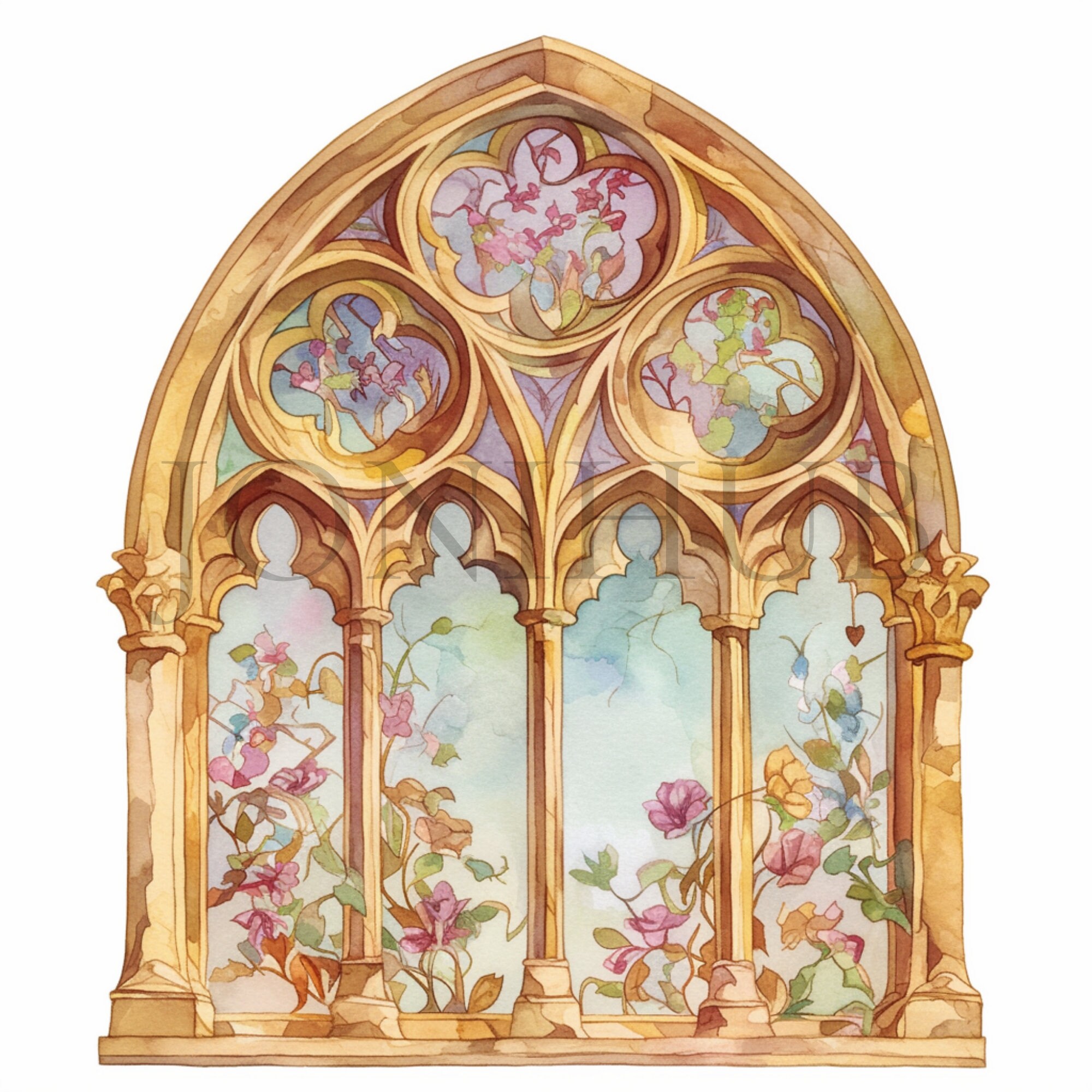 Victorian Windows Clipart | 10 High Quality Jpg's | Digital Download ...