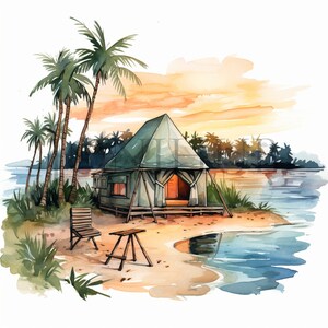 Summer Camp Clipart | 10 High Quality Jpg's | Digital Download ...