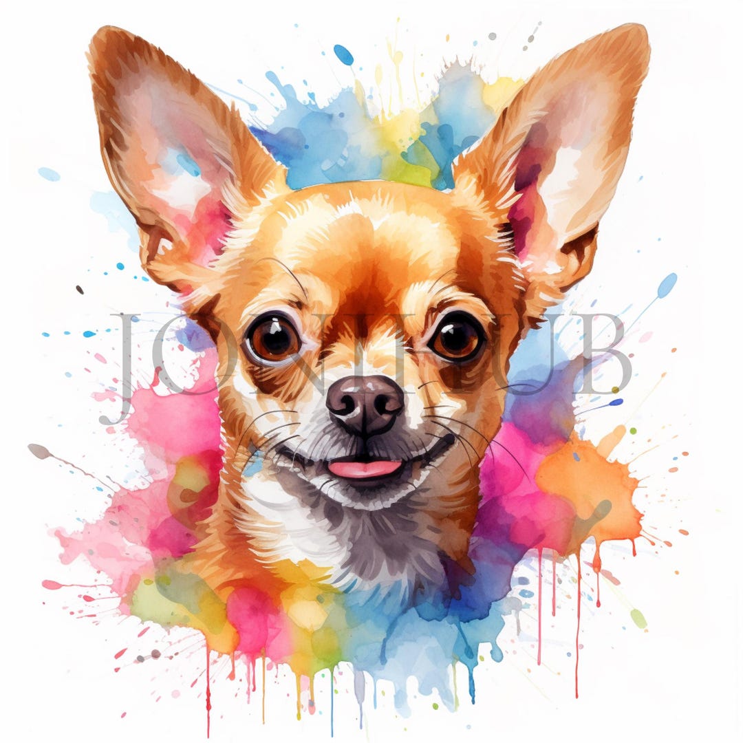 Chihuahua Clipart | 10 High Quality Jpg's | Digital Download | Cute Dog ...