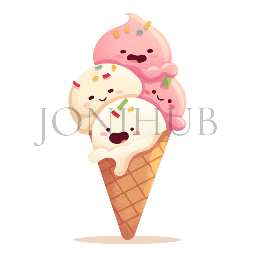 Summer Ice Cream Clipart | 10 High Quality Jpg's | Digital Download ...