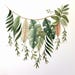 Boho Leaves Decor Clipart | 10 High Quality Jpgs | Instant Digital ...