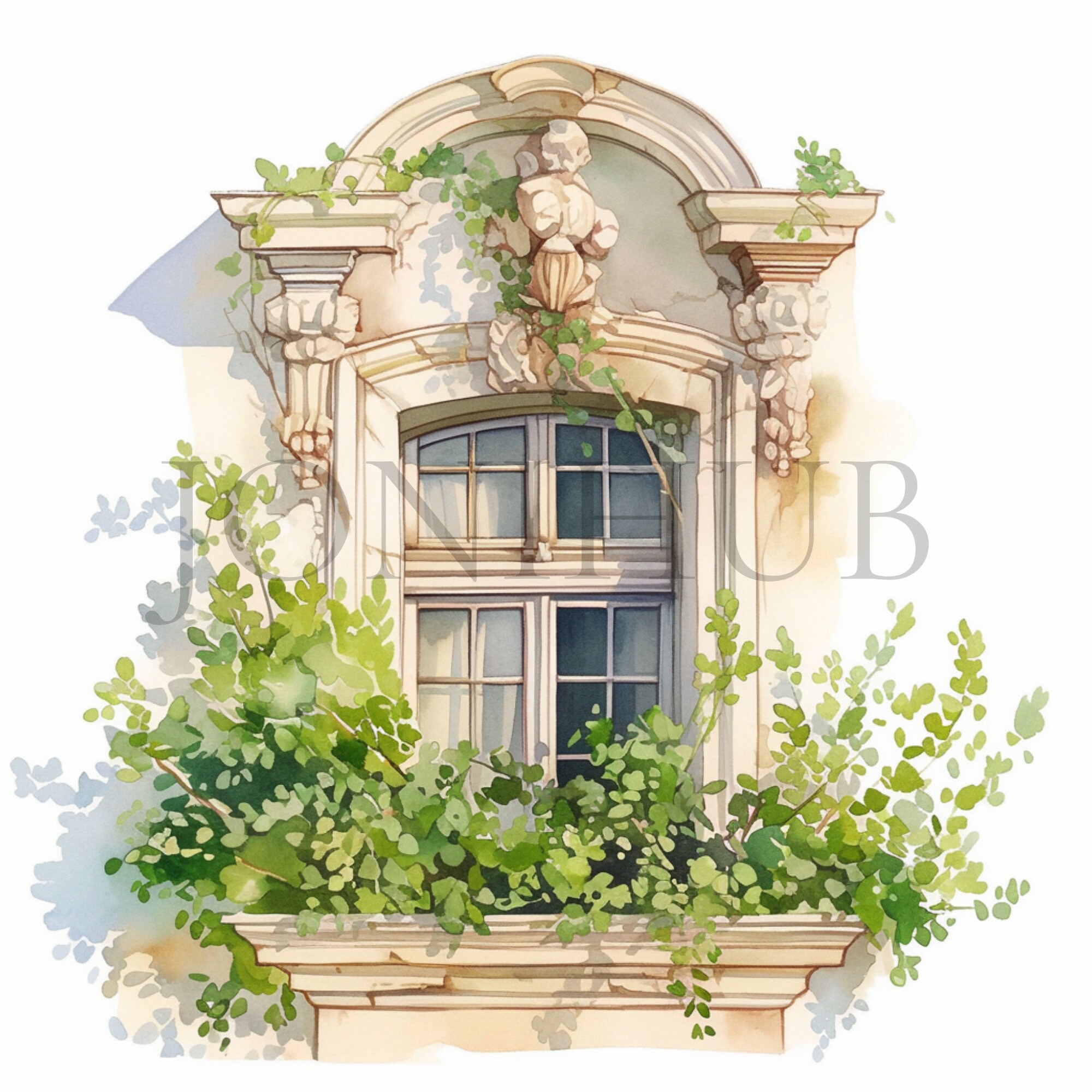 Victorian Windows Clipart | 10 High Quality Jpg's | Digital Download ...