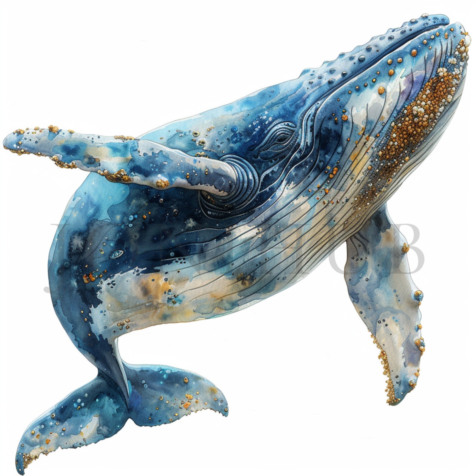 Whale Clipart | 10 High Quality Jpgs | Digital Download | Whale Drawing ...