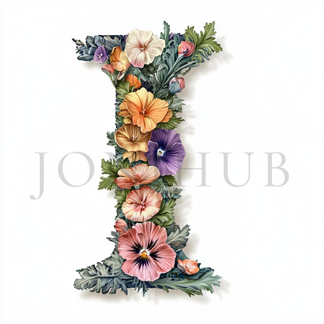 Letter I Clipart | 10 High Quality Jpgs | Digital Download | Nursery ...