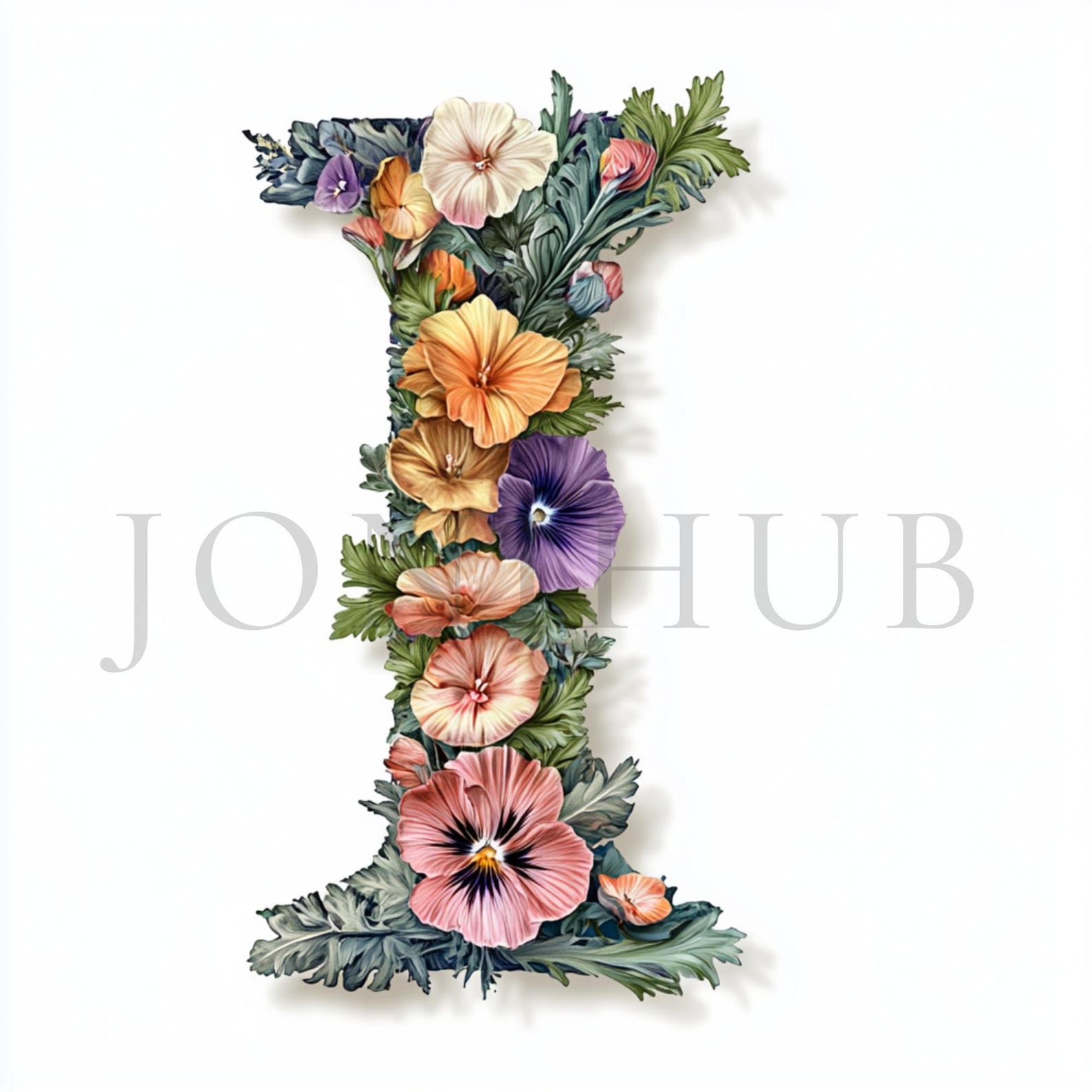 Letter I Clipart | 10 High Quality Jpgs | Digital Download | Nursery ...