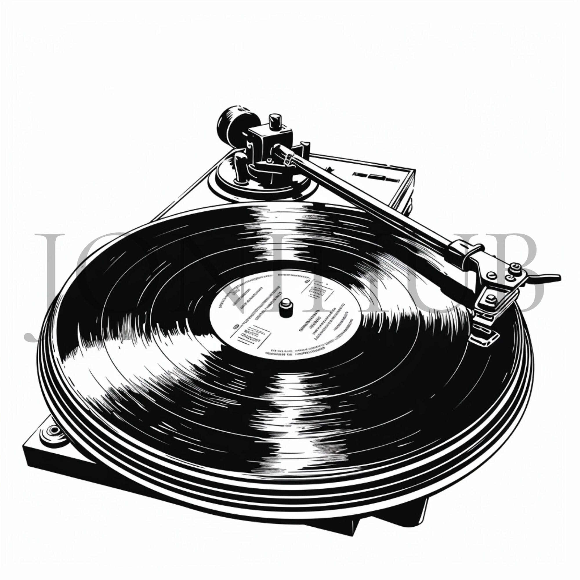Vinyl Record Clipart 10 High Quality Jpg's Digital Download Music ...